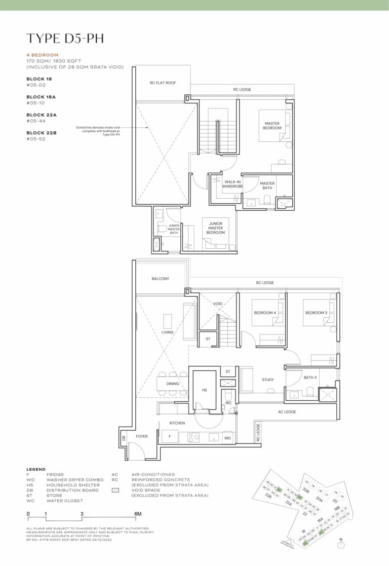 Terra Hill Floor Plan Layout | 2 to 5 Bedroom Layout Plans
